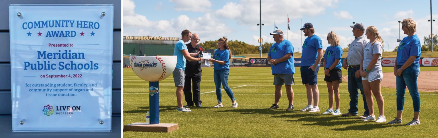 Meridian Public Schools recognized with Community Hero Award